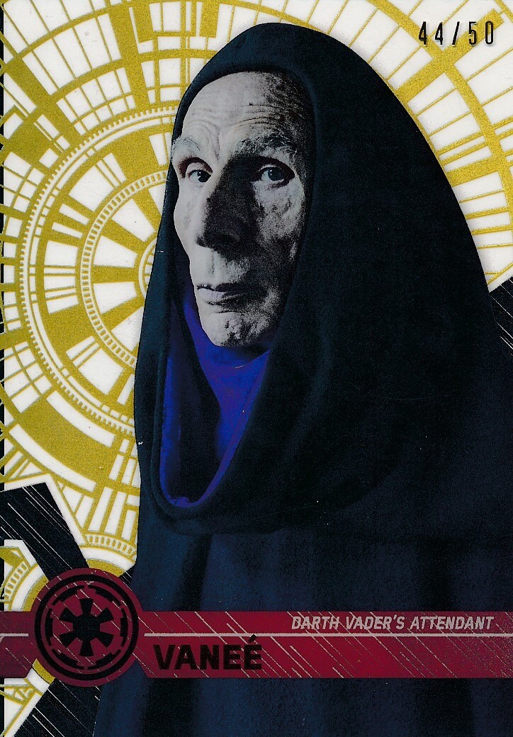 TOPPS STAR WARS HI TEK GOLD #98 PARALLEL CARD VANEE #44/50 | eBay