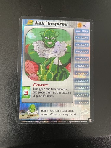 Dragonball Z Dbz Ccg Nail Inspired Level 2 Foil Limited Played ...