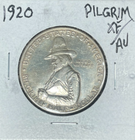 1920 PILGRIM COMMEMORATIVE SILVER HALF DOLLAR - XF/AU ~NICE COIN~ | eBay