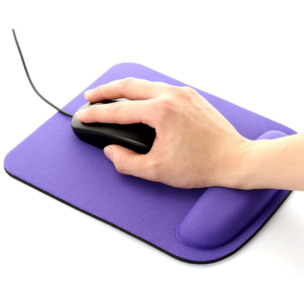 Fashion Fabric Wrist Rest Skid Resistance Laptop Mouse Pad Mat Computer ...