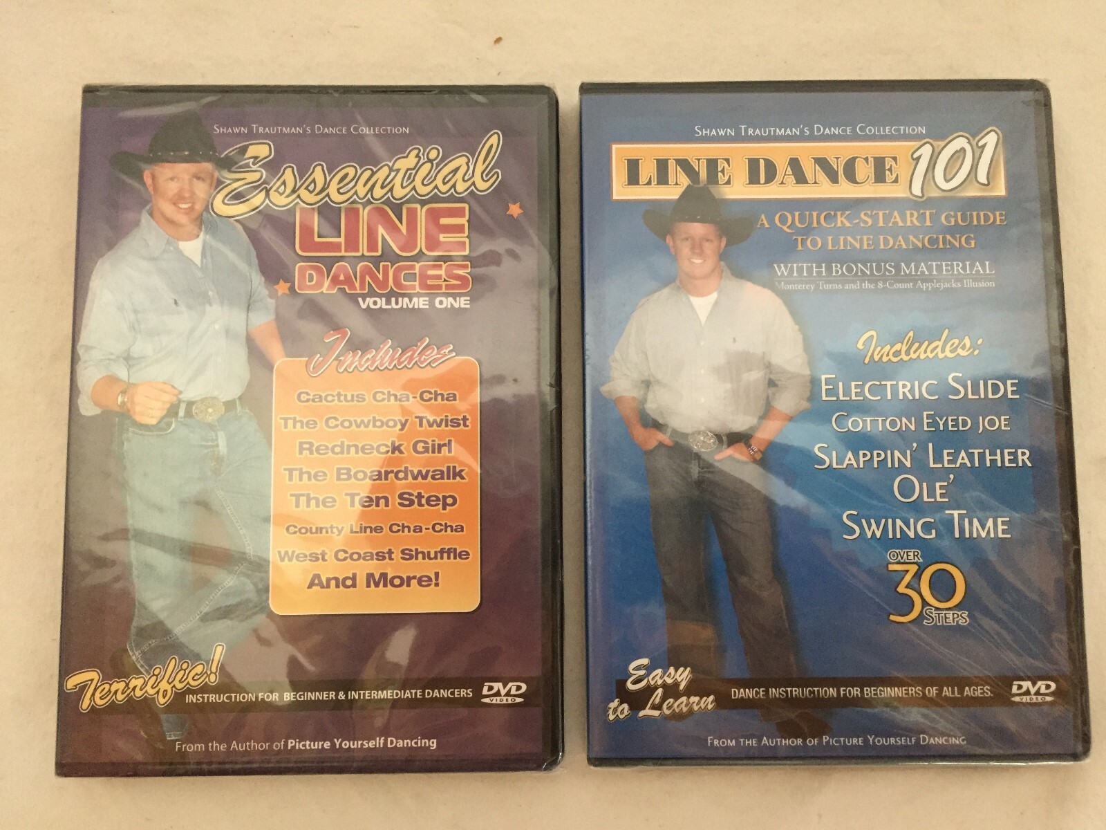 Line Dance 101 and ESSENTIAL LINE DANCE vol 1 Shawn Trautman DVD NEW ...