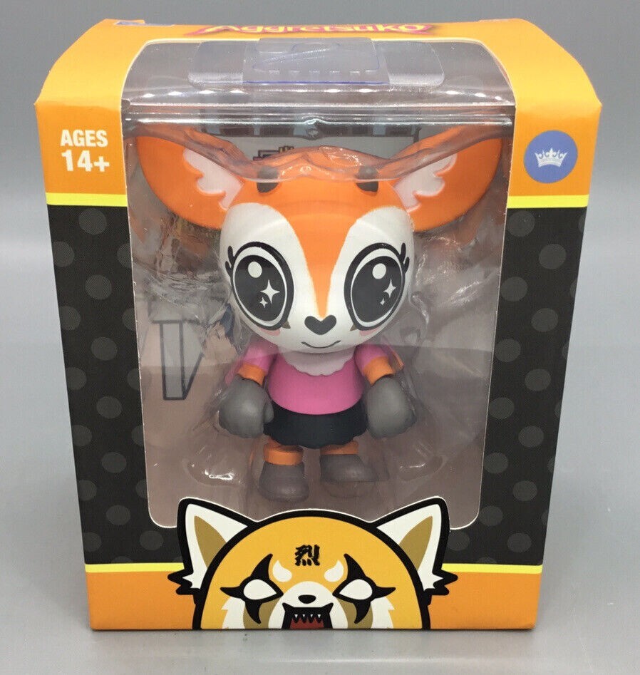 AGGRETSUKO Tsunoda NEW NIB Vynil 3.8 In Figure 2/12 W/ Cell Phone | eBay
