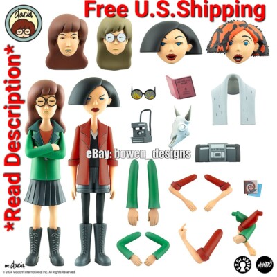 Mondo EXCLUSIVE Jane & DARIA Figure Set 90s MTV Cartoon Limited 1000 ...