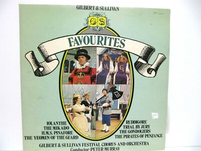 GILBERTO & SULLIVAN FAVOURITES VINYL RECORD RARE ASTOR RECORDS FESTIVAL ...