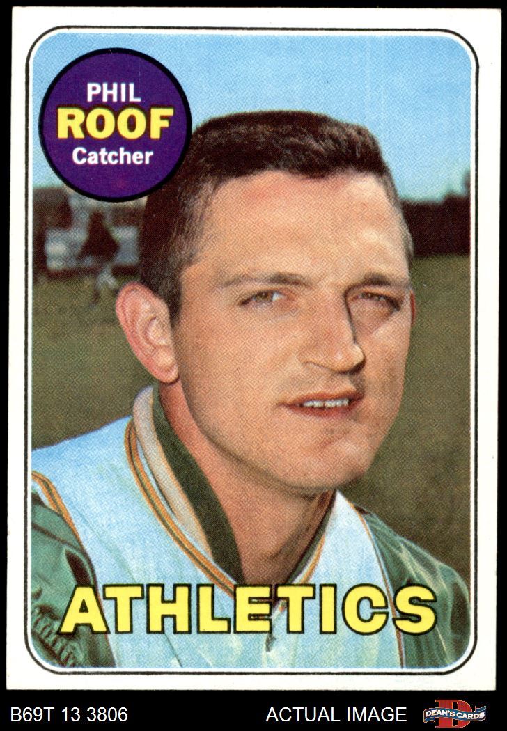 1969 Topps #334 Phil Roof Athletics 7 - NM B69T 13 3806 | eBay