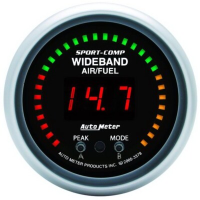 Autometer Sport-Comp 52mm Wideband Air/Fuel Gauge 3378 | eBay