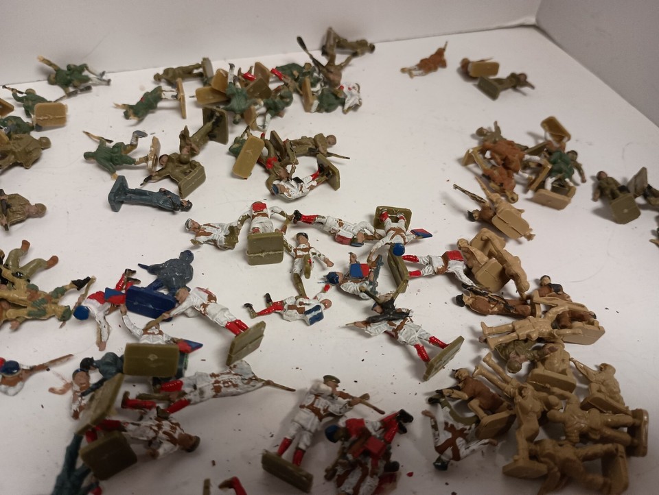 Huge Lot Of Vintage MPC WWII Other Soldiers plastic army men. Model | eBay