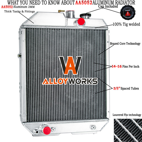 82015103 Tractor Radiator For Ford/New Holland 5640 6640 7740 TS90 ...