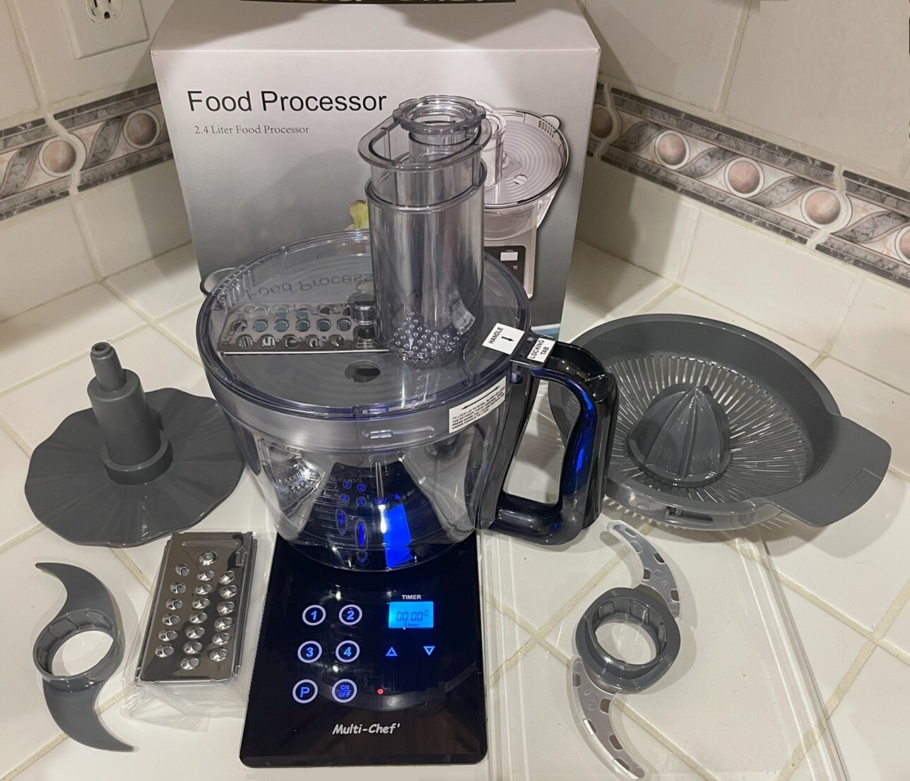 Built-in Blender (re: Nutone Food Center) + 9 Cup 9 Function Food ...
