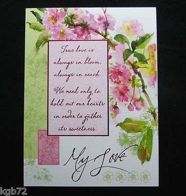 Leanin Tree Love Greeting Card Flowers Love Multi Color R57 | eBay