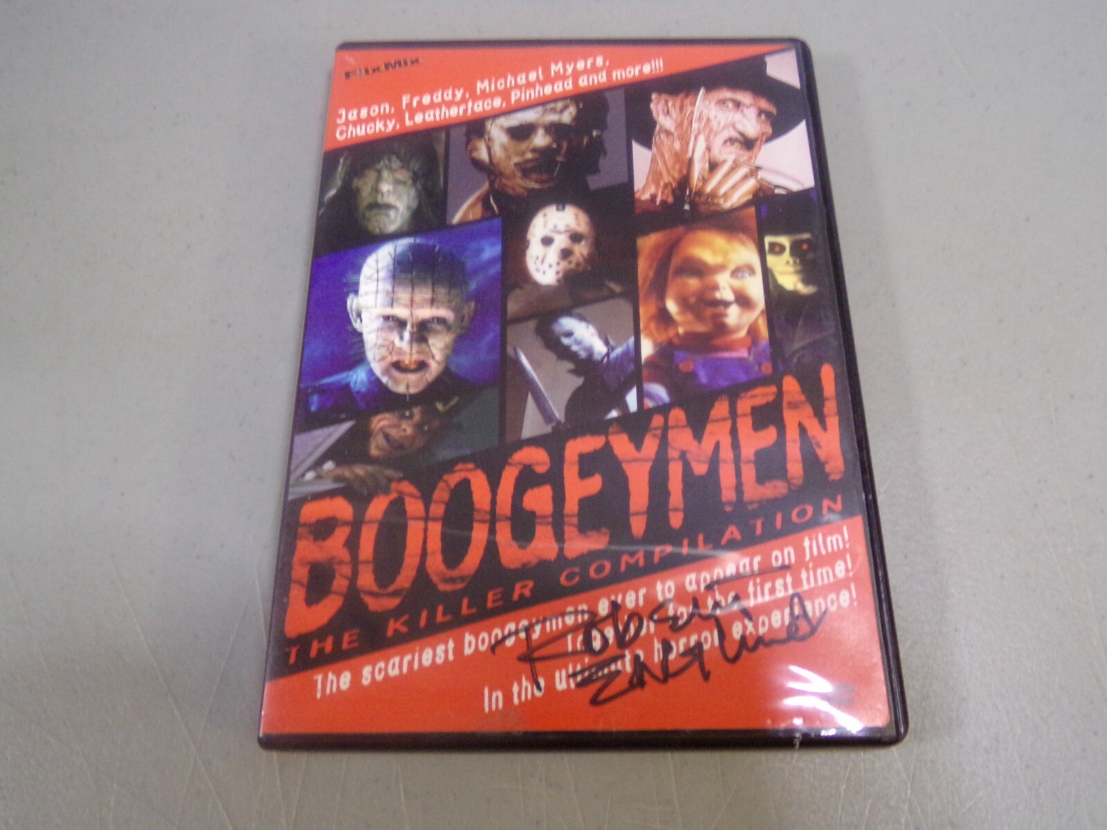 Boogeymen: The Killer Compilation DVD SIGNED Twice by Robert Englund