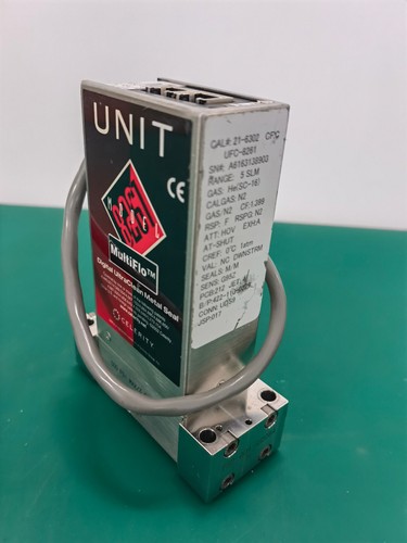 UNIT instrument UFC-8261 Mass Flow Controller HE 5SLM,IGS port USED MFC ...