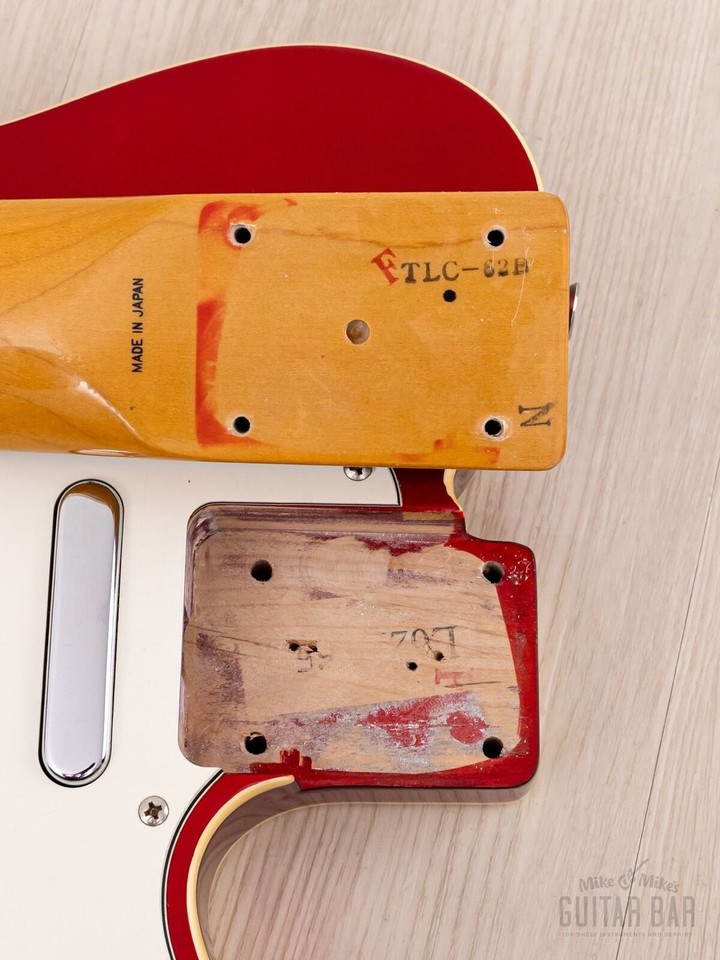 1990 Fender '62 Telecaster Custom TL62B-650 Candy Apple Red Near-Mint ...