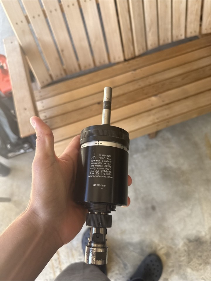 Tapmatic Tapping Head 50 TC/DC With 1/2 Inch Jacob’s Shank Looks New | eBay