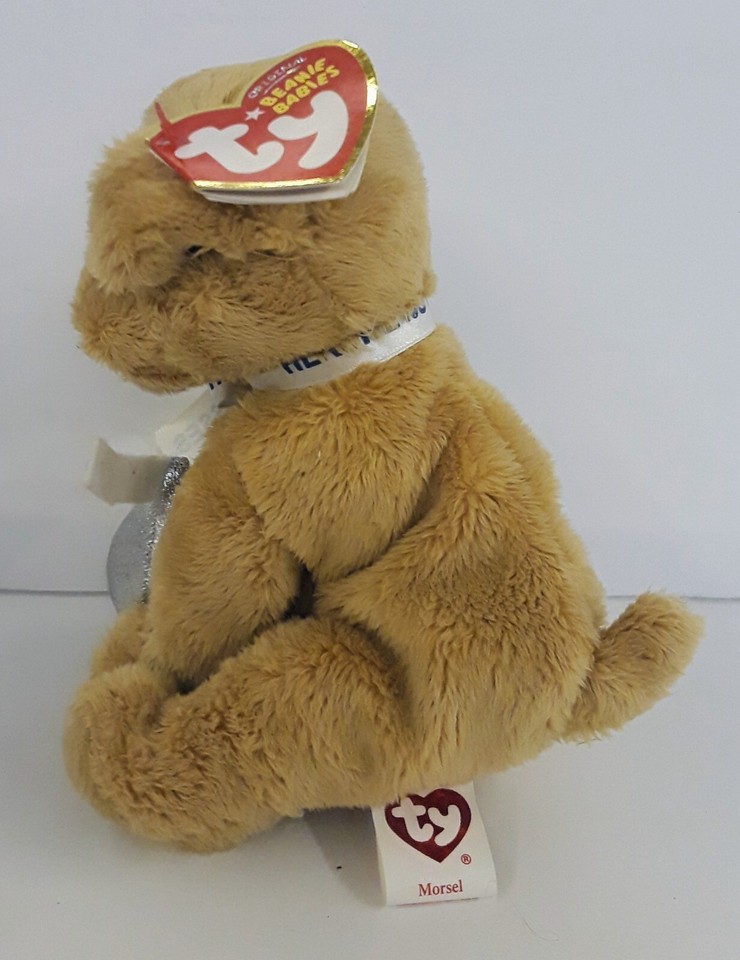 TY Beanie Babies Dog Hershey Kiss Dog Morsel - NEW - RARE | eBay