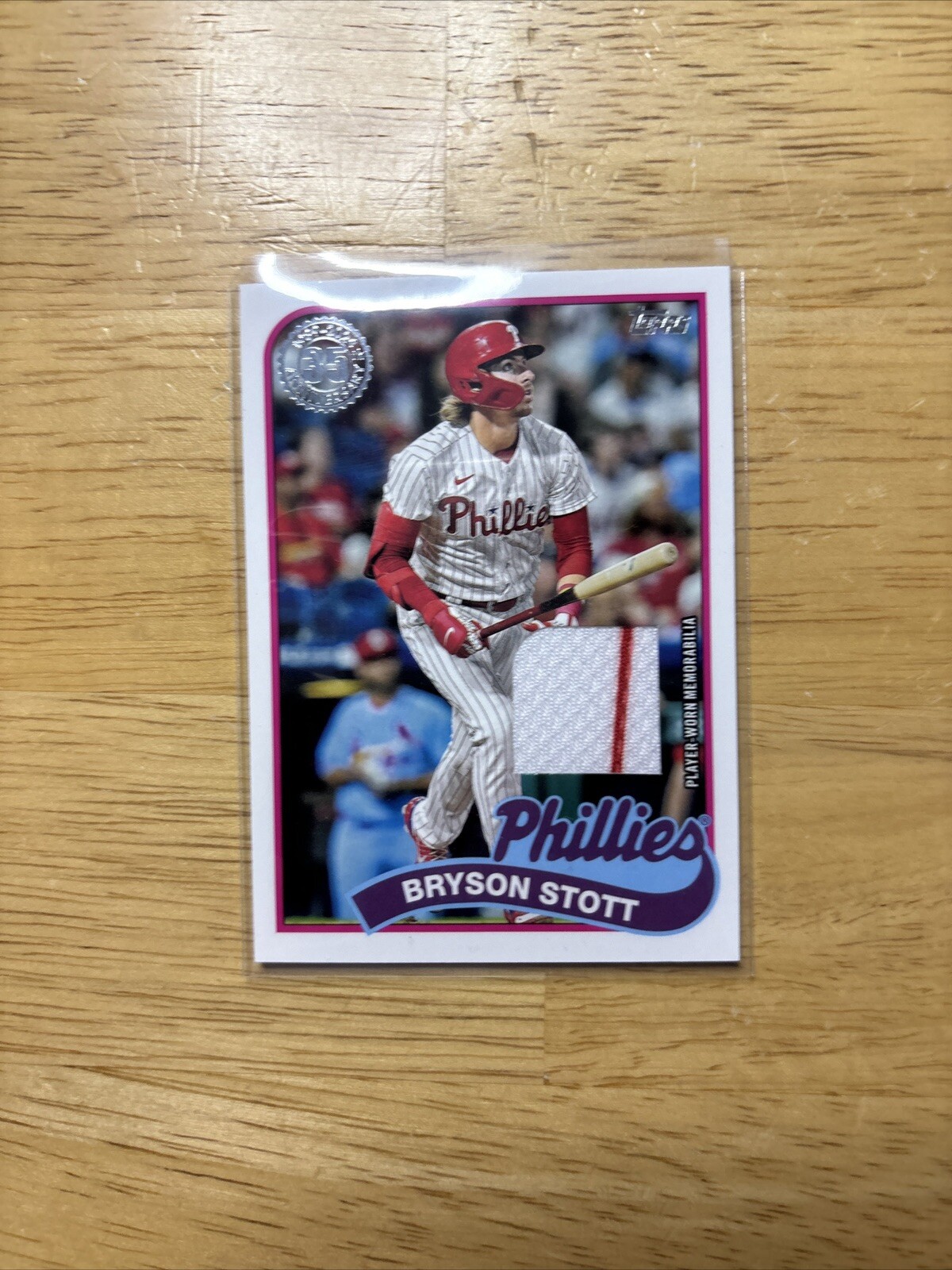 Bryson Stott JERSEY RELIC 2024 Topps Series 2 #89R2-BS Philadelphia ...