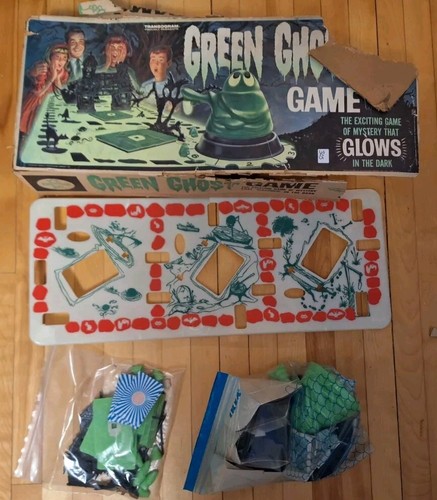 Vintage 1965, Transogram Green Ghost Game, Glow in the Dark, Original ...