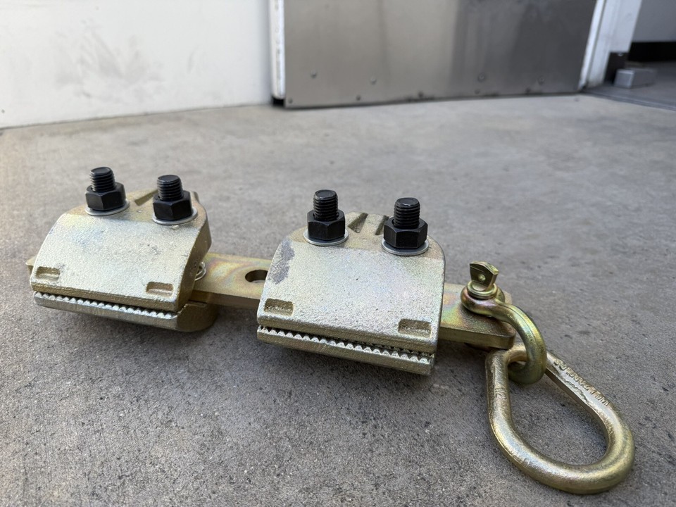 Double Unibody Clamp Dent Straighten Pulling Clamps & Draw Bar 4 Auto ...