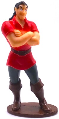 GASTON Disney Movie BEAUTY AND THE BEAST PVC TOY Playset Figure 2 3/4 ...