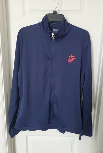 Military Veteran Mens Small Blue Jacket Mock Neck Full Zipper New ...