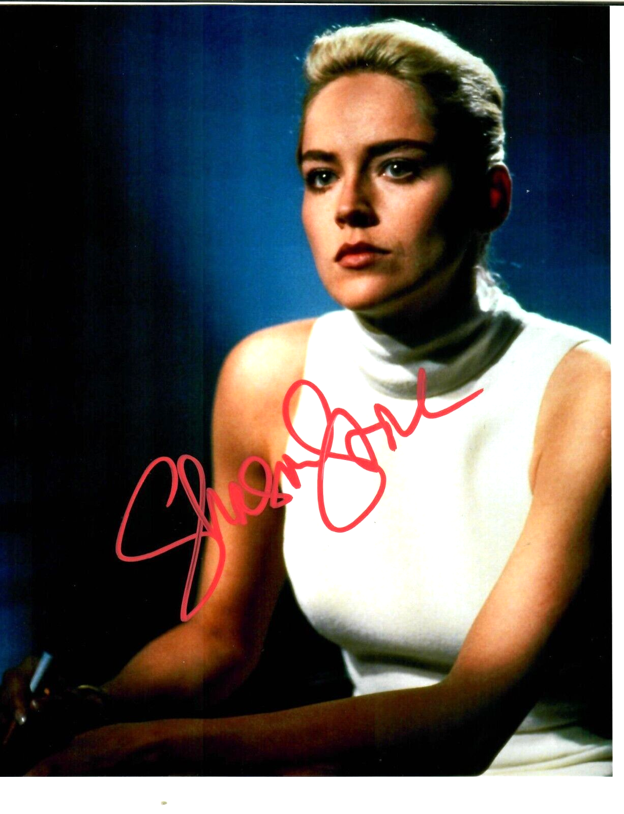 "Basic Instinct " Sharon Stone Hand Signed 8X10 Color Movie Photo | eBay