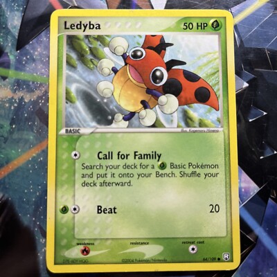 Pokemon Trading Card - EX Team Rocket Returns: Ledyba 64/109 | eBay