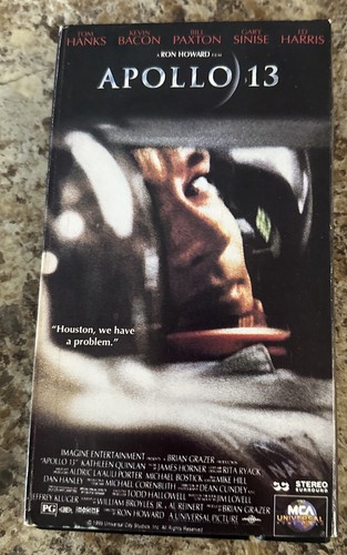 Apollo 13 VHS Tape Movie Tom Hanks, Kevin Bacon | eBay