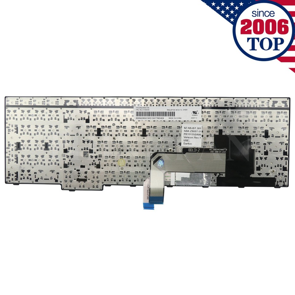 New US Keyboard w/ Pointer for Lenovo Thinkpad E550 E555 E560 E565 ...