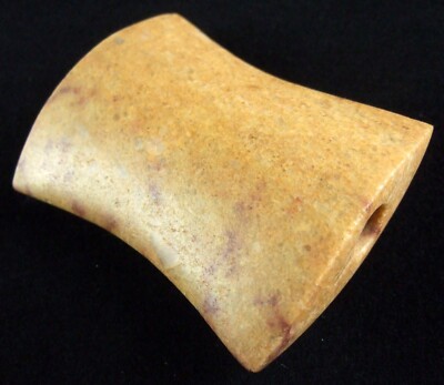 Exceptionally Fine Ohio Quartz Hourglass Bannerstone BT COA Indian ...