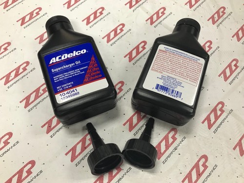 (2) 4 oz Bottles of Genuine GM OEM AC Delco Supercharger Oil Synthetic ...