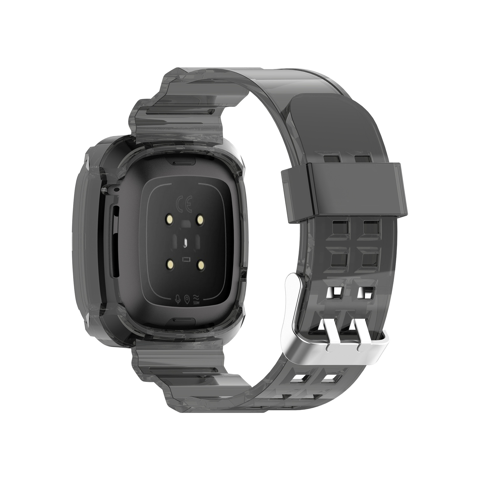 For Fitbit Versa 3 4 / Sense 2 / 1 TPU Strap Wristband Replacement ...