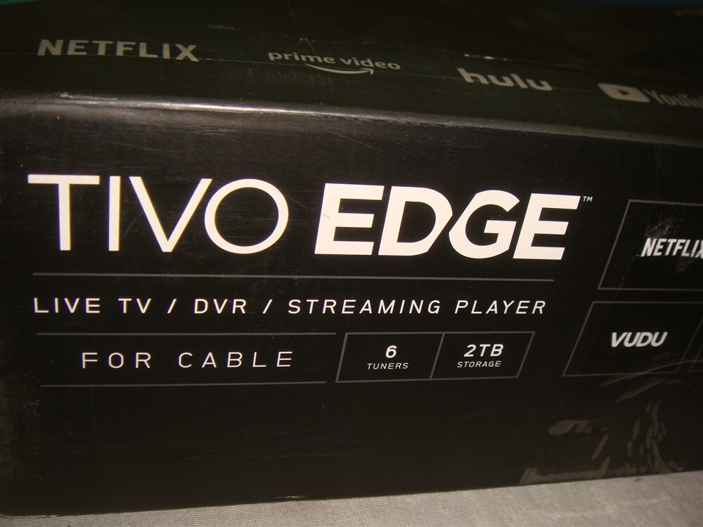 TIVO EDGE RD6E20 LIVE TV/DVR/STREAMING PLAYER FOR CABLE 6 TUNERS 2TB ...