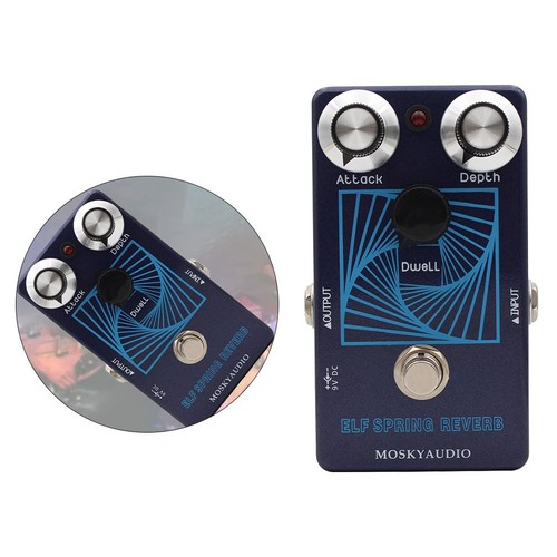 Analog Reverb Guitar Effect Pedal Metal Shell Construction True Bypass ...