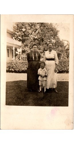 CYKO RPPC Postcard 1900s Family Portrait Frame House Gibson Girl ...