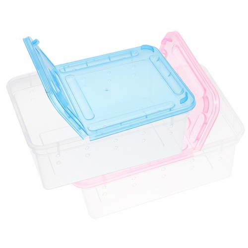 2 Pcs Raising Box Baby Reptile Live Food Container Feeding | eBay