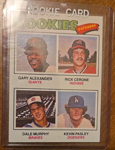 1977 Topps Rookie Catchers - Dale Murphy Rick Cerone Gary Alexander ...