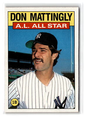 1986 Topps #712 Don Mattingly New York Yankees 202417 | eBay
