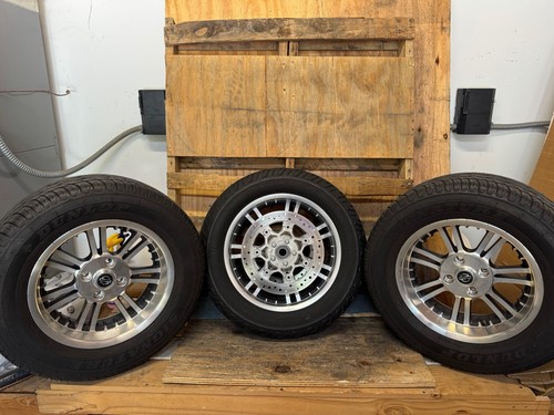 Take-off Harley Davidson Tri-Glide Wheels, Tires, & Rotors TRI-2482-16 ...