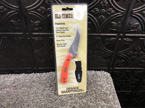 Schrade SCHPROM-16-27CP Old Timer Sharpfinger Tactical Skinning Knife ...