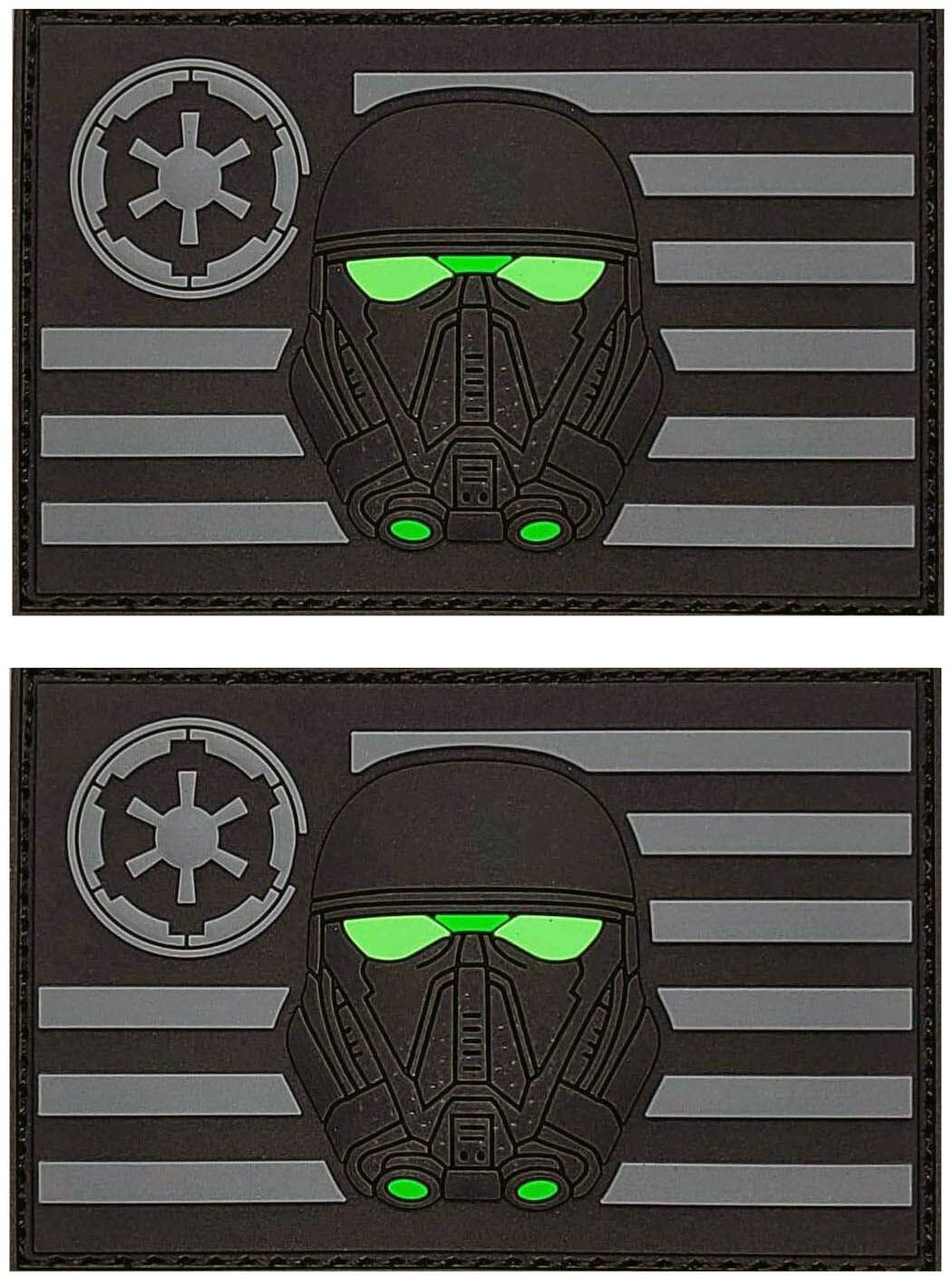 Stormtrooper USA Flag Rogue 3D-PVC Rubber Patch | 2PC HOOK BACKING 3"X2" PVC | eBay