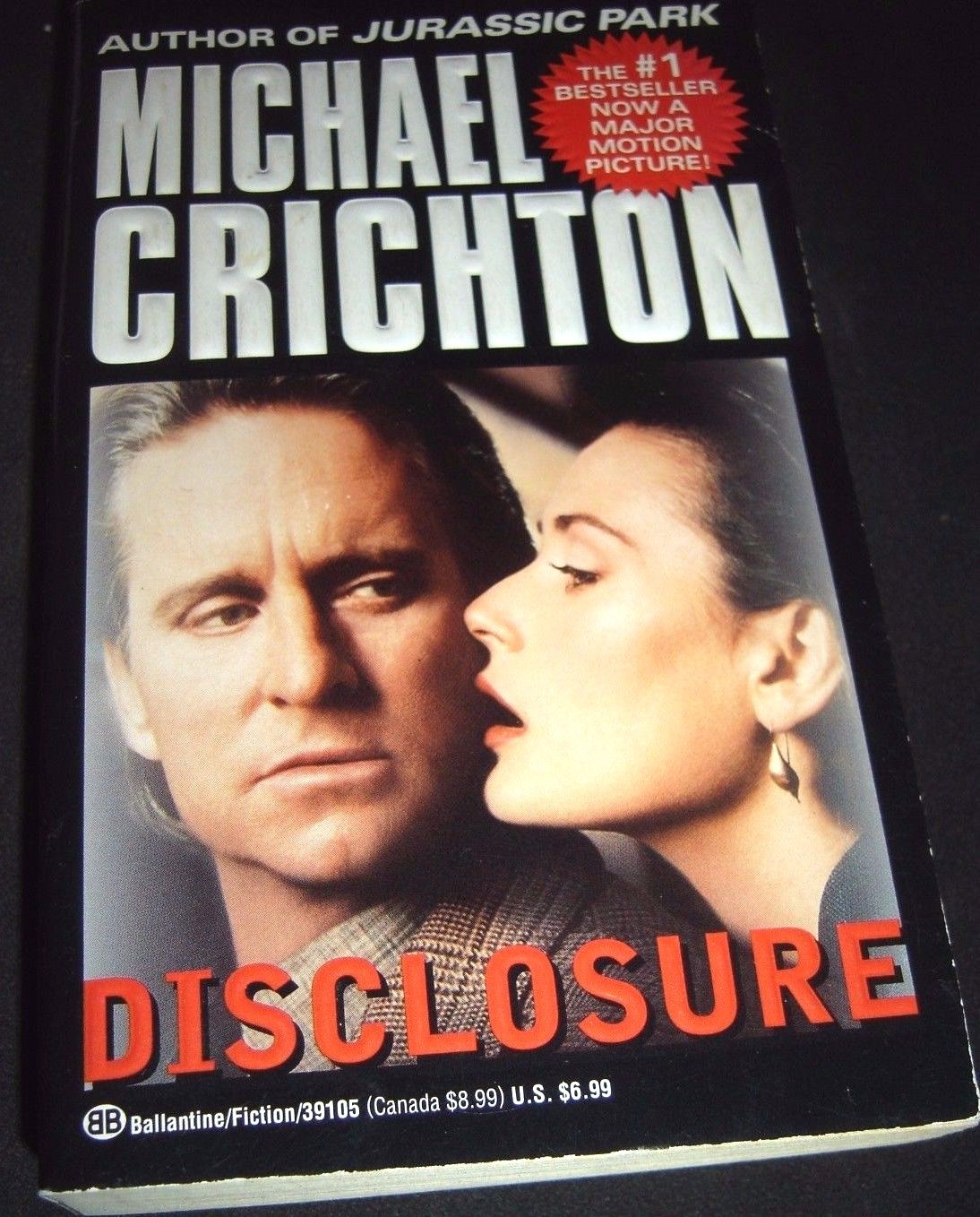 Disclosure by Michael Crichton (1994, Paperback) 9780345391056| eBay