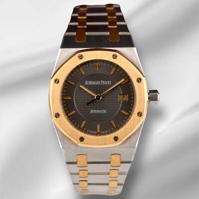 Audemars Piguet Royal Oak Auto 33mm 18k Gold & Steel Watch 15050SA ...