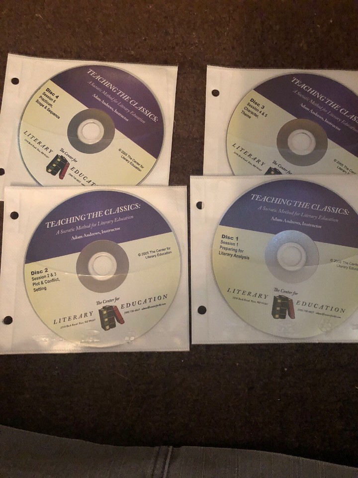 IEW Teaching The Classics A Socratic Method For Literary Education DVDs ...
