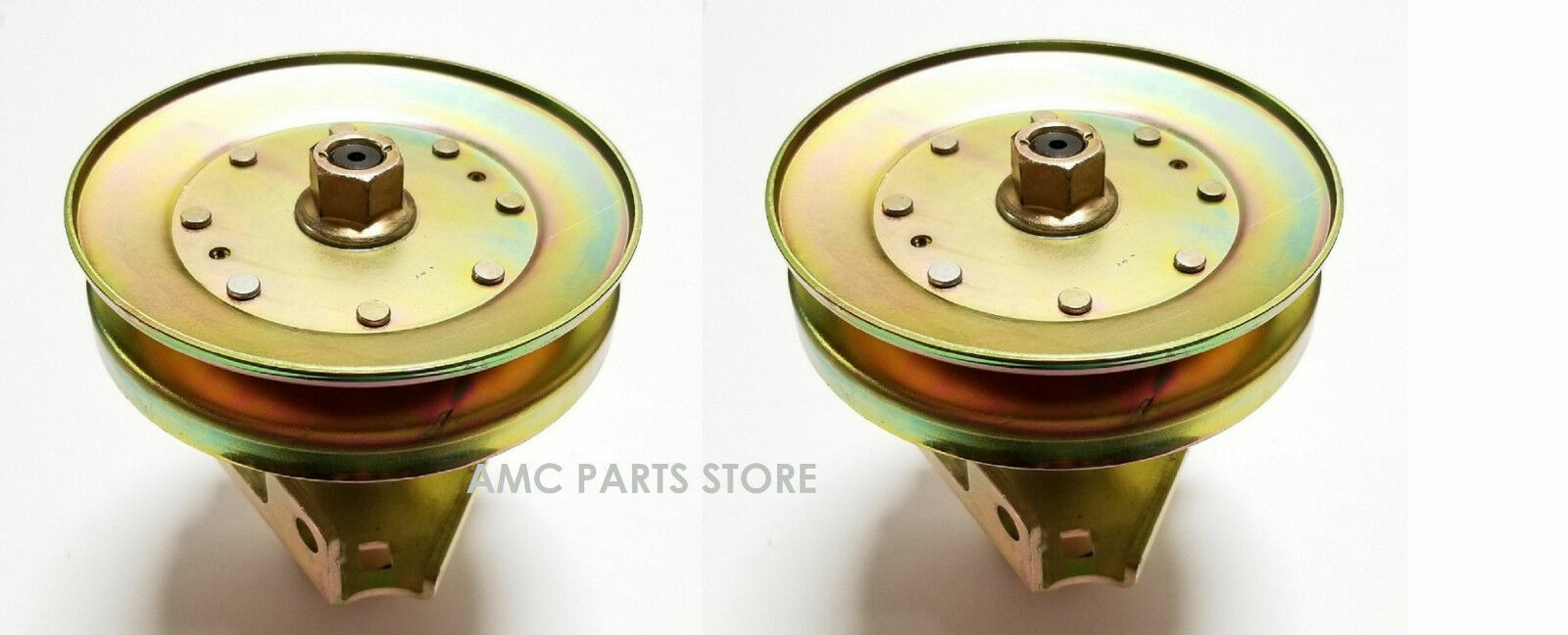 2 Spindle Assemblies for John Deere AM128048, AM126112 John Deere LT133 ...