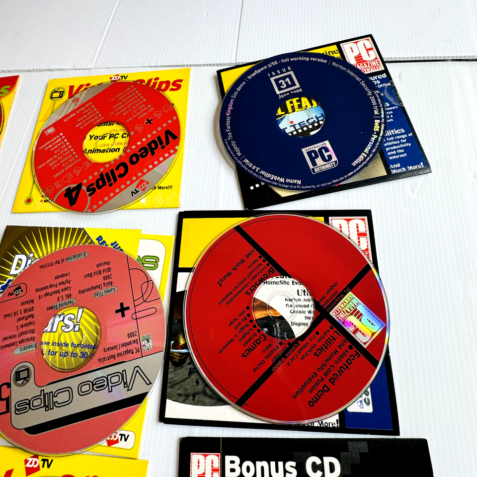 Video Clips Vintage Pc Computer Software CD Disc | eBay Australia