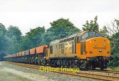 Railway Photo 6x4 Class 37 37692 Coal Train Holme Tunnel c1987 | eBay UK