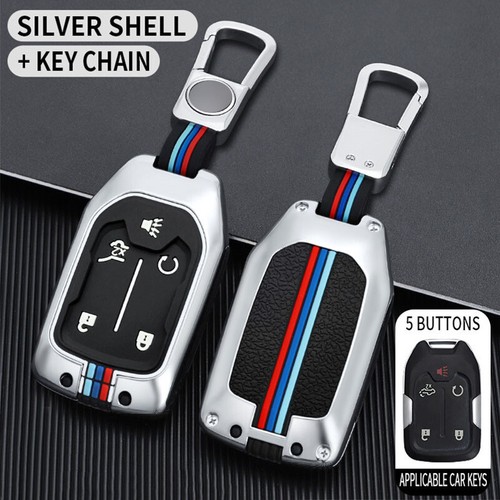 For Chevrolet Tahoe Suburban 2019 2020 Zinc Alloy Car Key Fob Cover ...