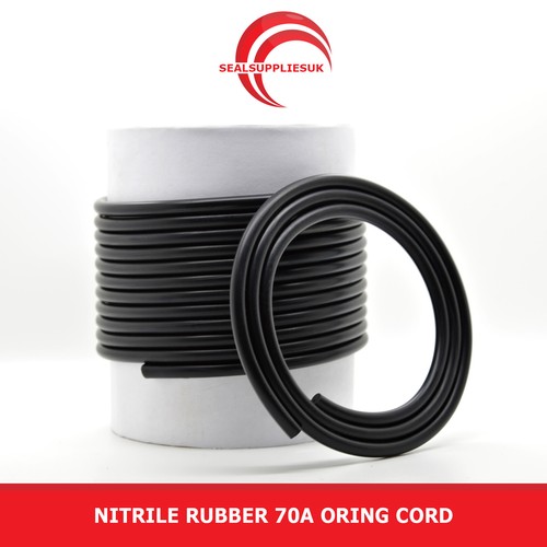 Nitrile Rubber 70 O Ring Cord NBR 5.5MM Dia. - From 1 Metre Length [UK ...