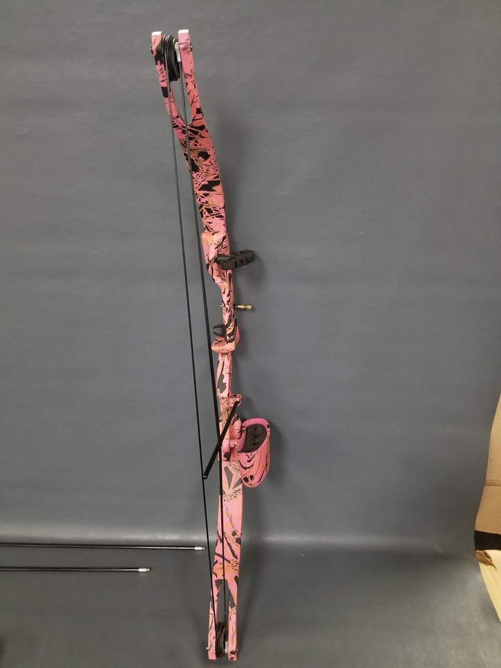 Silent Strike Pink Camo 34" Youth Size Compound Archery Bow | eBay
