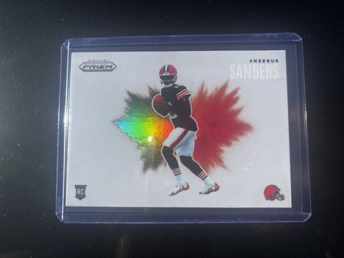 Shedeur Sanders Rookie Color Blast Card SP Cleveland Browns CB-SS | eBay